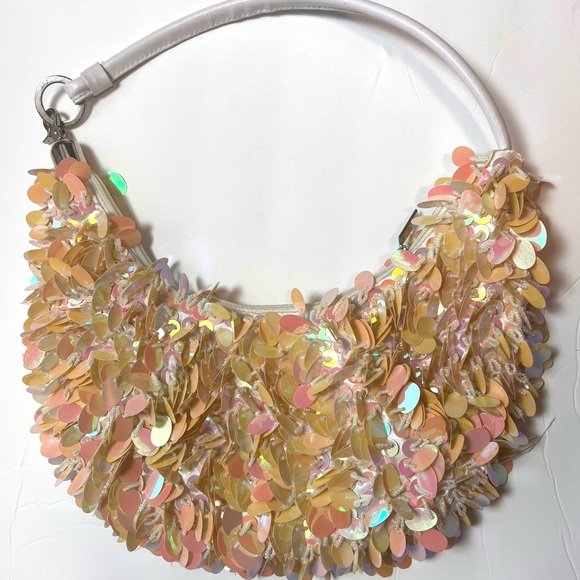 Bags | Vintage Beaded Crescent Embellished Purse | Poshmark